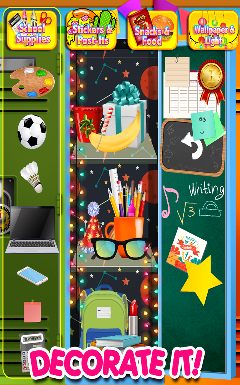 Kids School Locker - Design your School Locker Games FREE - Aplicativo ...