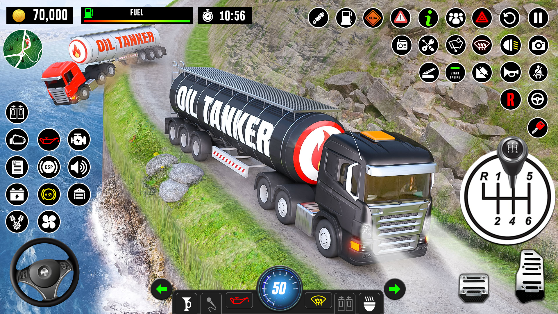 USA Truck Driving Games Simulator : Oil Tanker Truck Parking - App on ...
