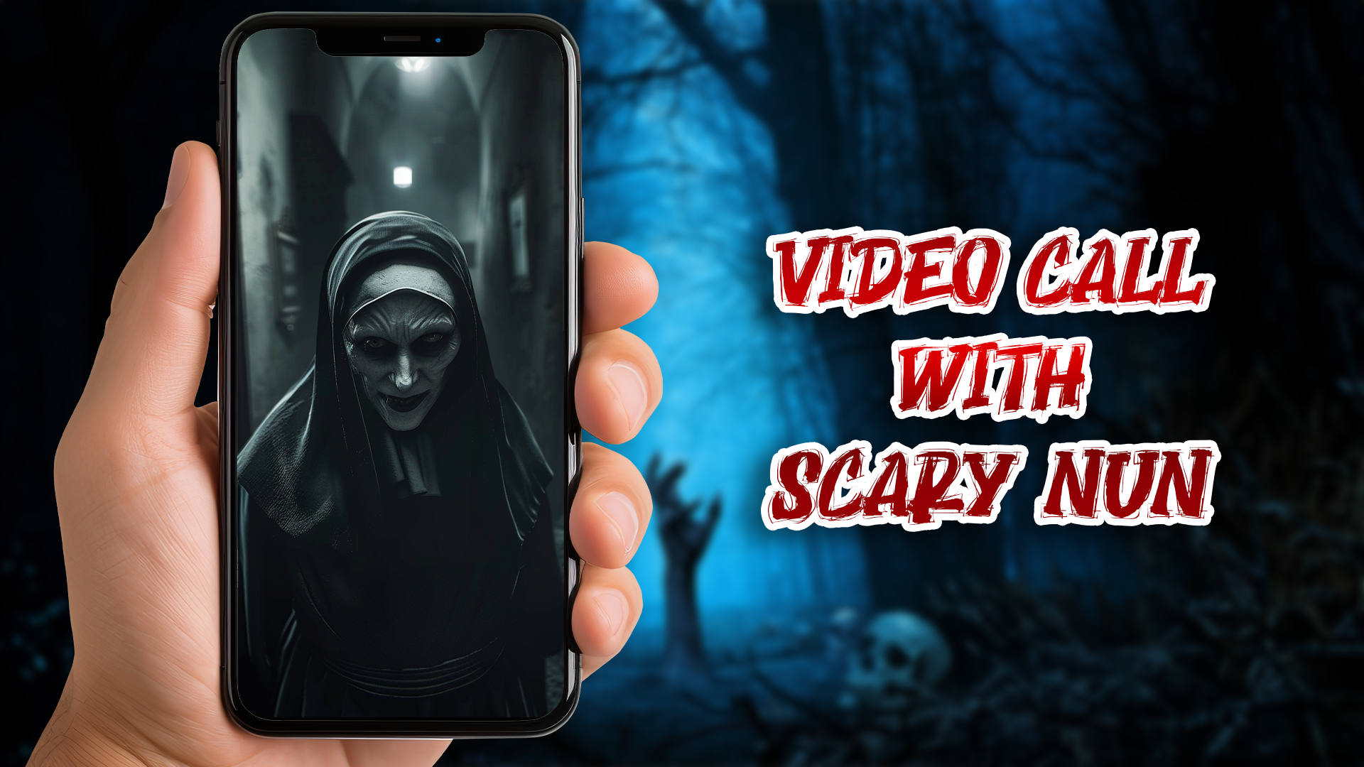 Scary Nun Prank Call: Spooky Video Chat Jumpscare App for Halloween ...
