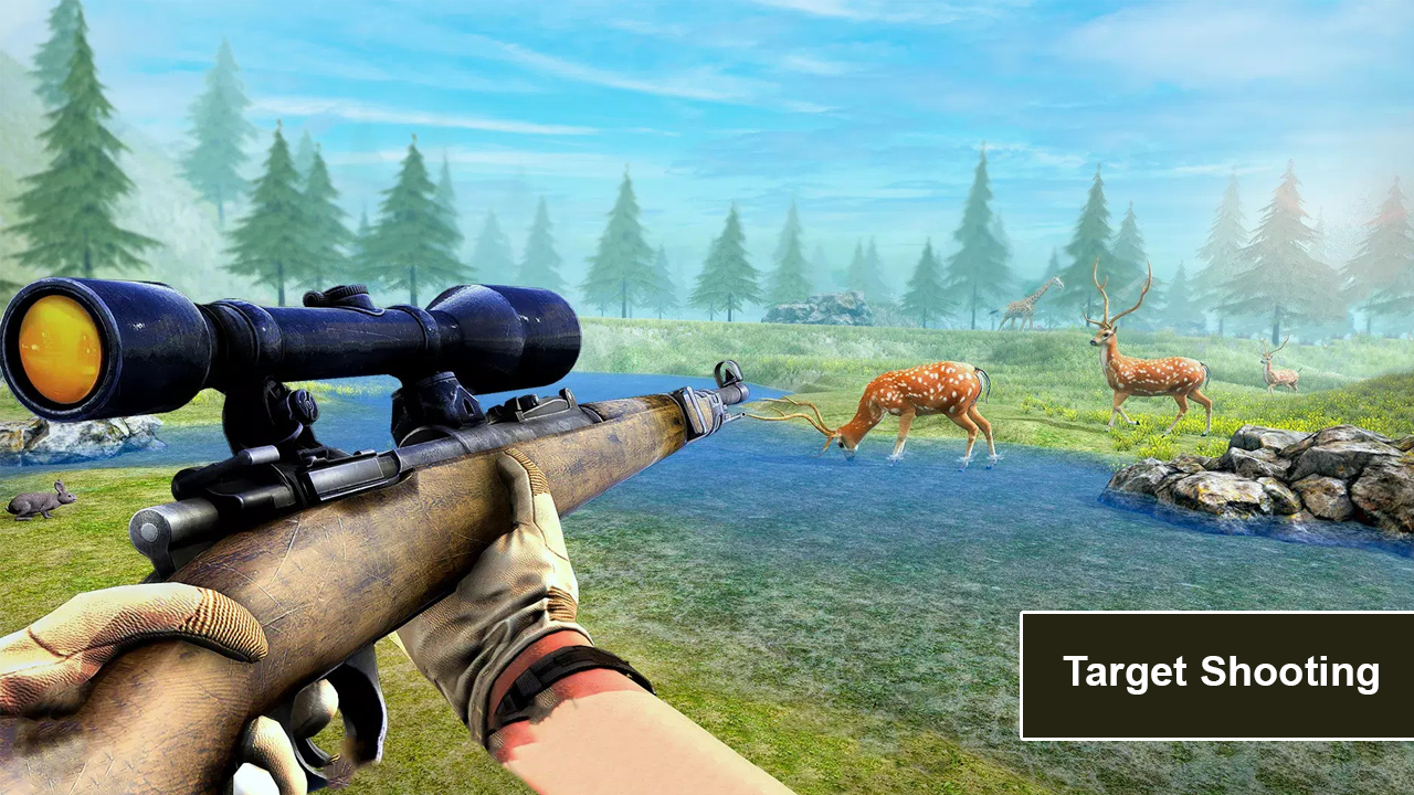 Wild Animal Deer hunting Sniper Shooting Games - The big buck hunter ...