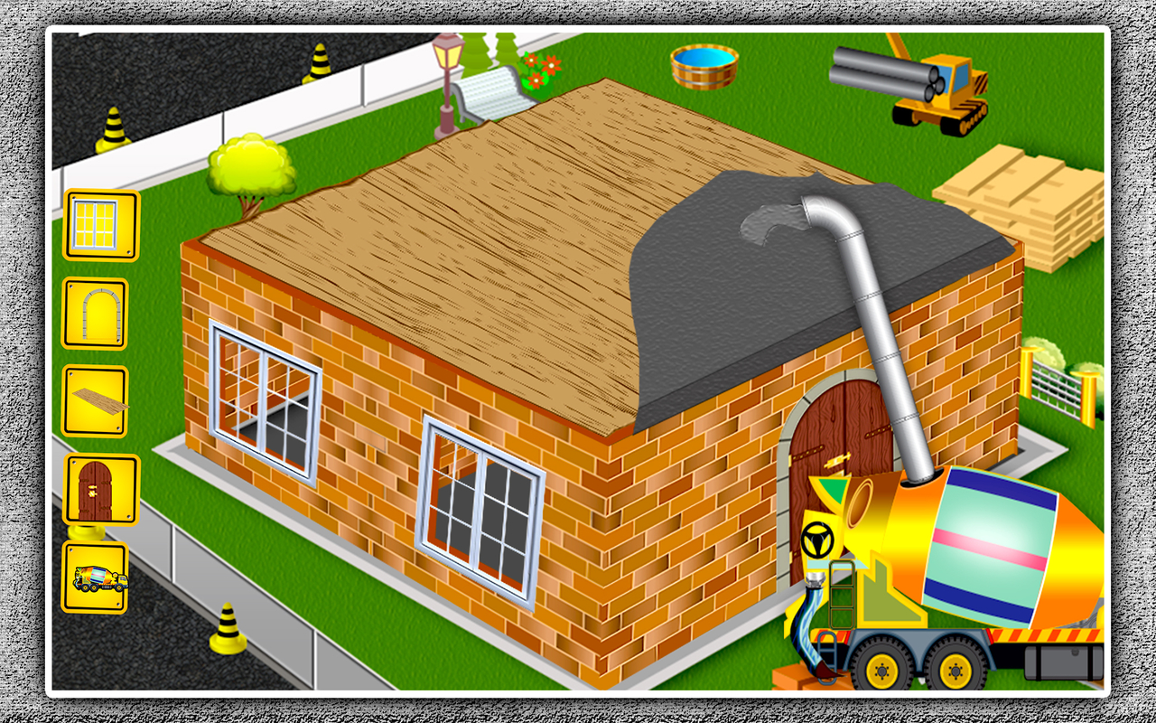 School Building Construction Site: Builder Game city Paint town girl ...