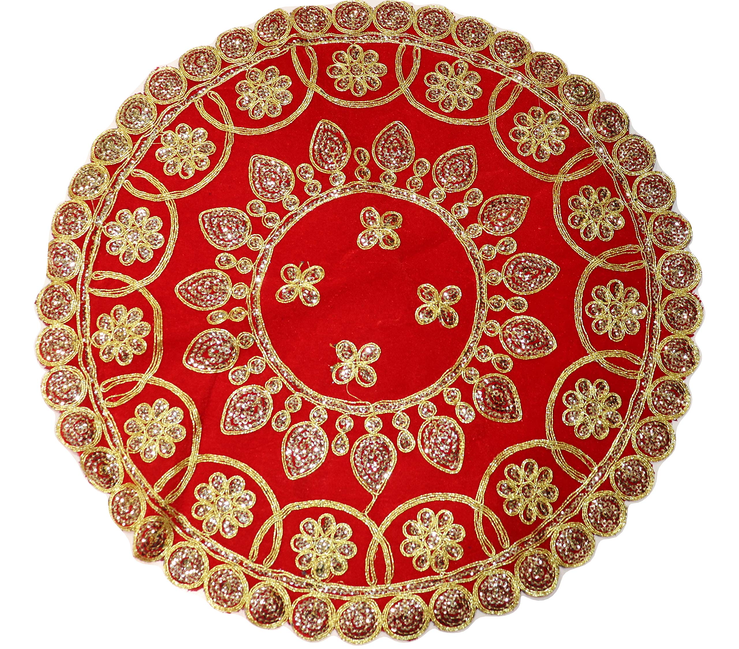 Buy NS MATA KI CHUNRI || PUJA ASSAN || PUJA CHUNARI || Velvet MAT ...
