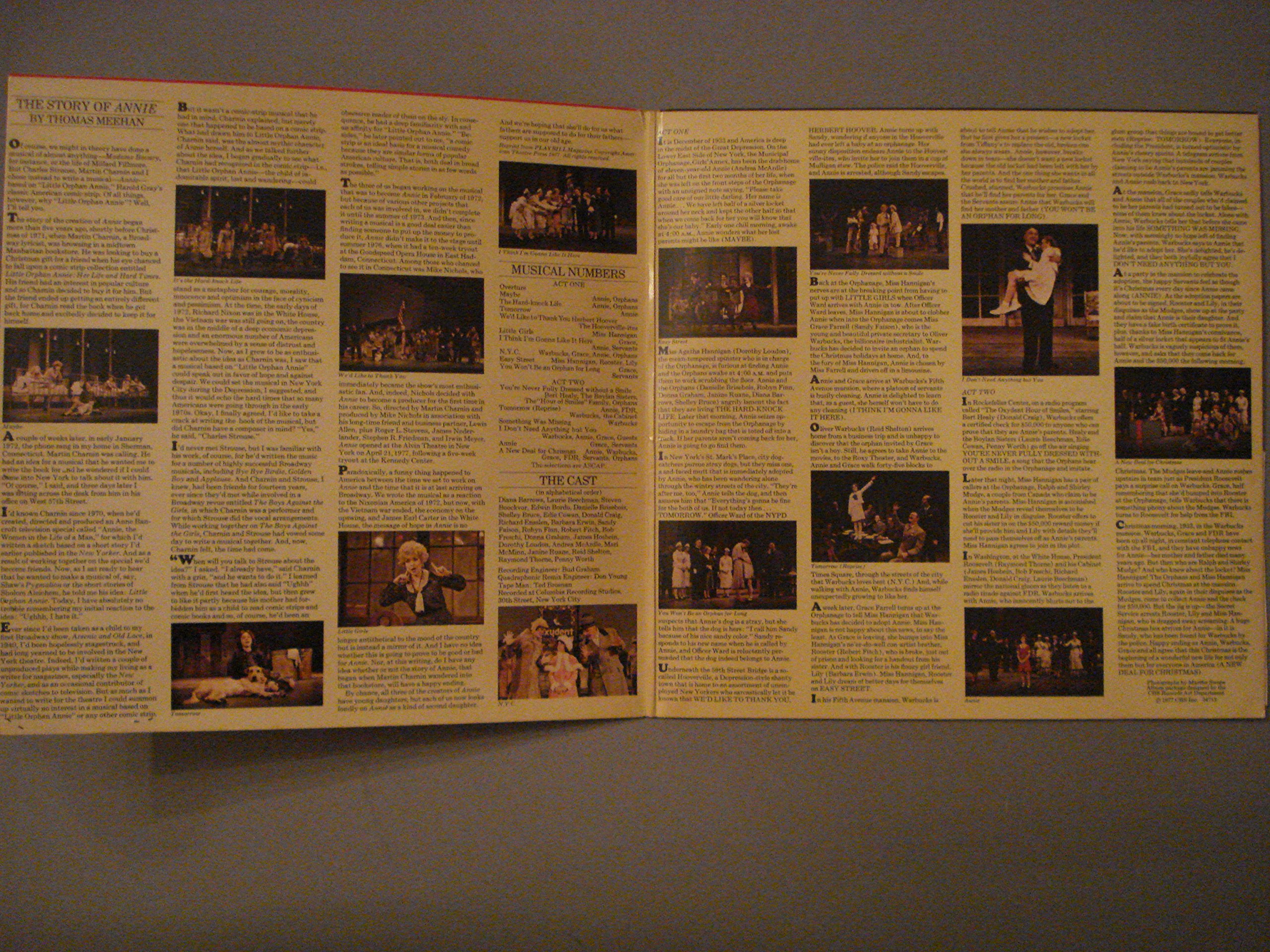 Andrea McArdle, Reid Shelton, Sandy Faison, Robert Fitch, Charles ...