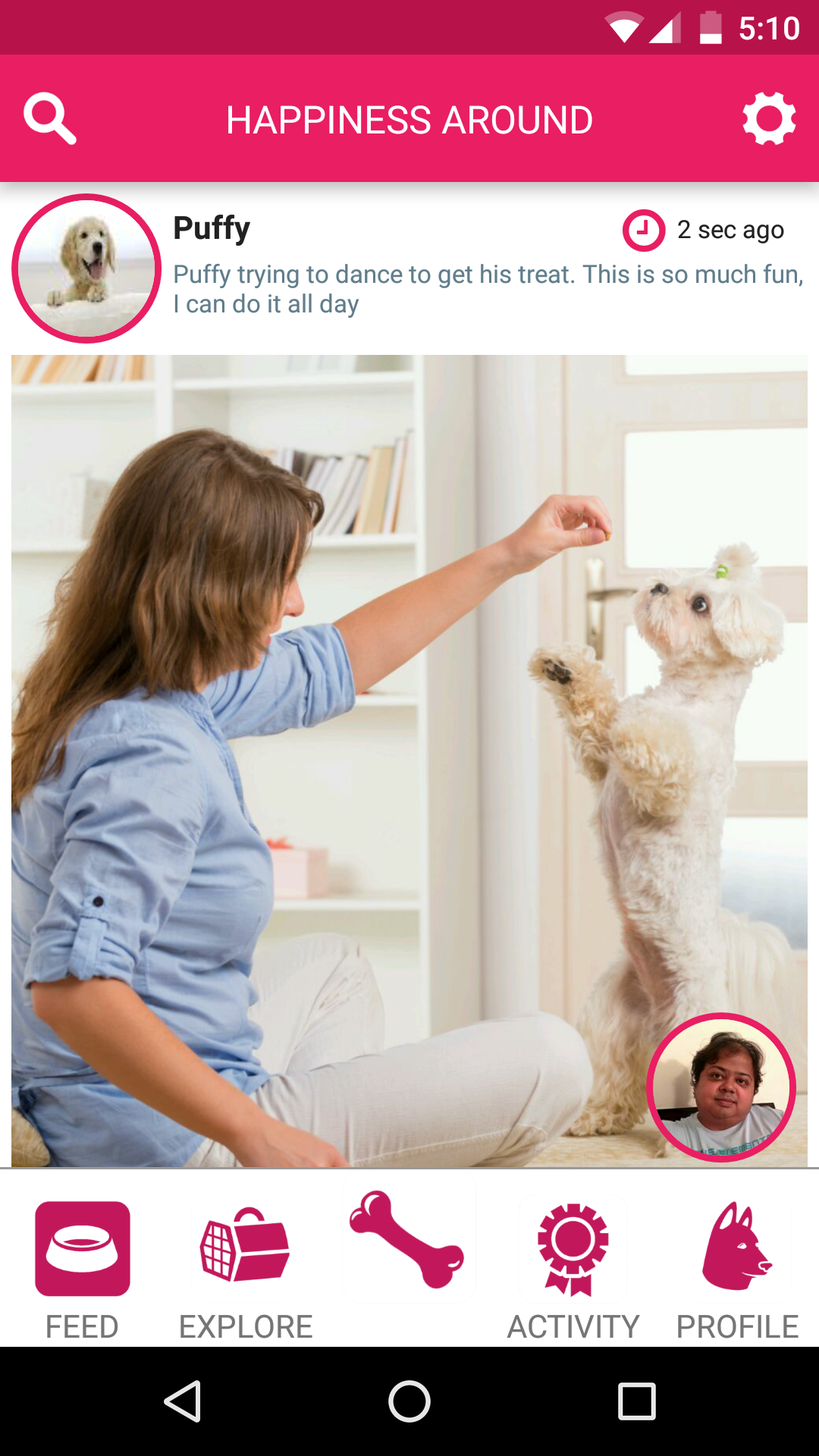 PetSutra - Share Photos and Videos of Pet Dogs, Cats and spread smiles - App on Amazon Appstore