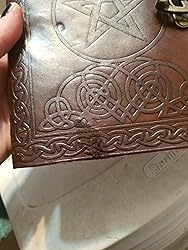 Creative Leather Art Wicca Journal, Wiccan Journal, Leather Journal ...