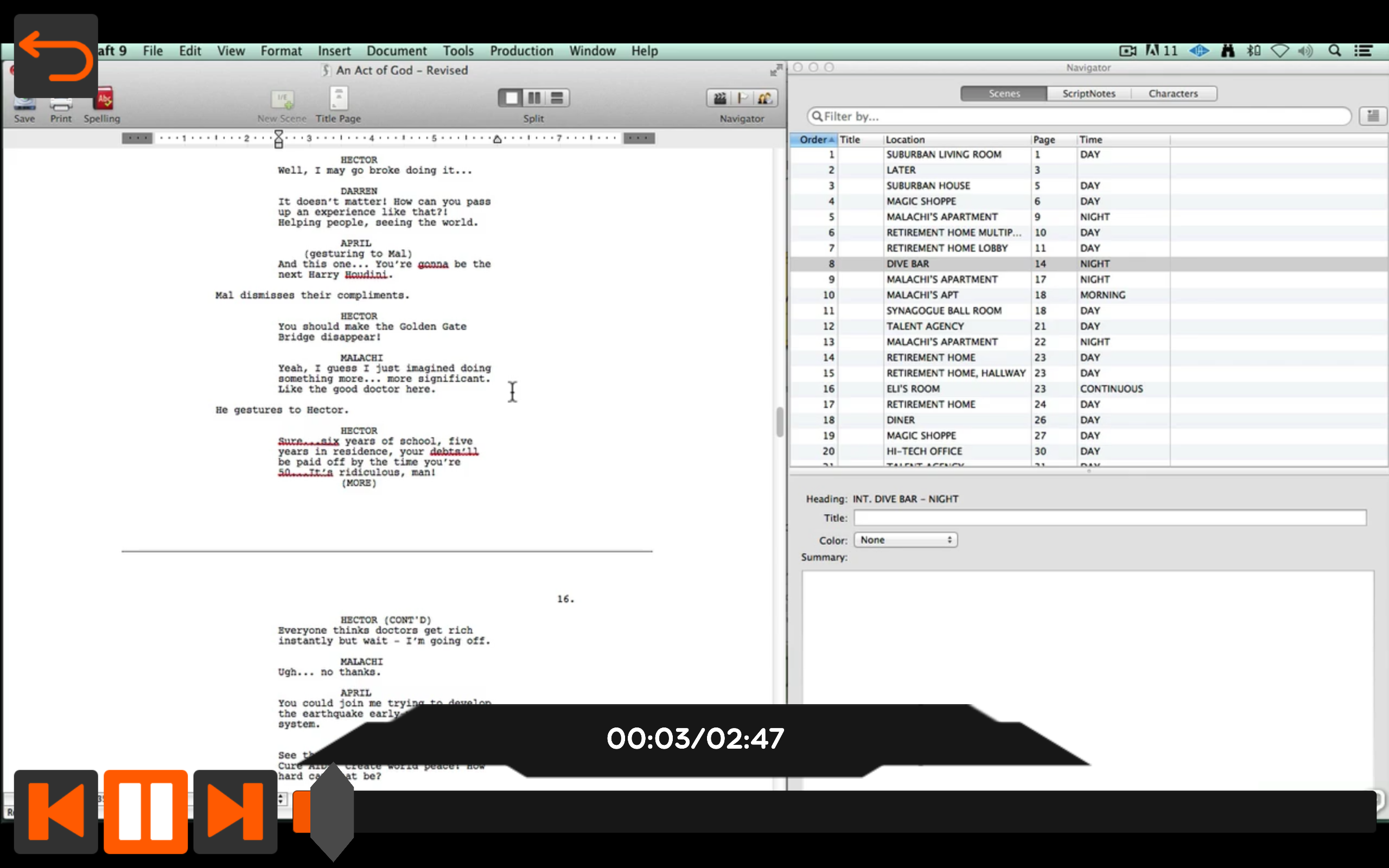 Revising and Editing a Screenplay for Final Draft - App on Amazon Appstore