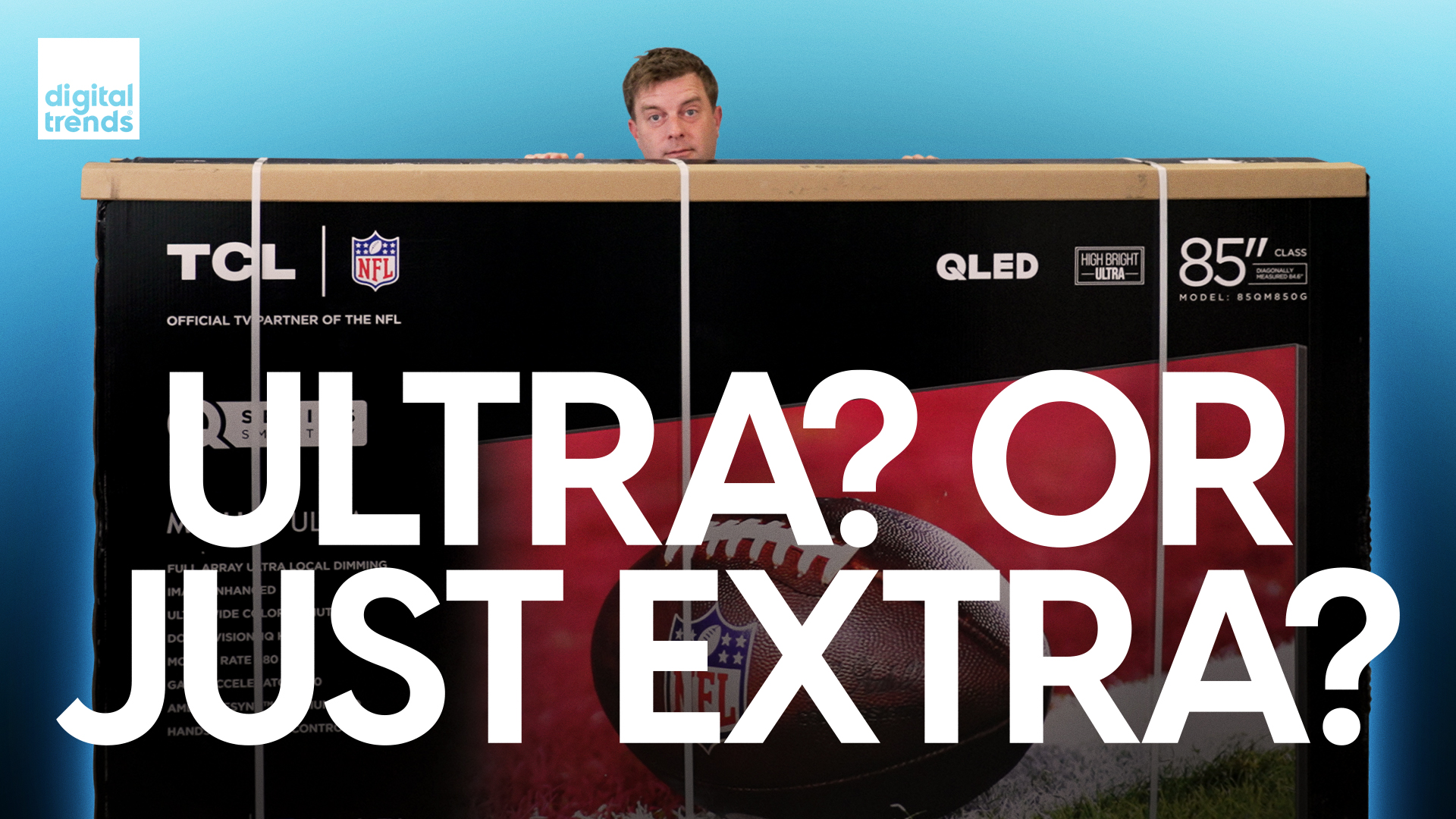 Watch TCL QM8 4K mini-LED TV Unboxing, Setup, Impressions on Amazon Live