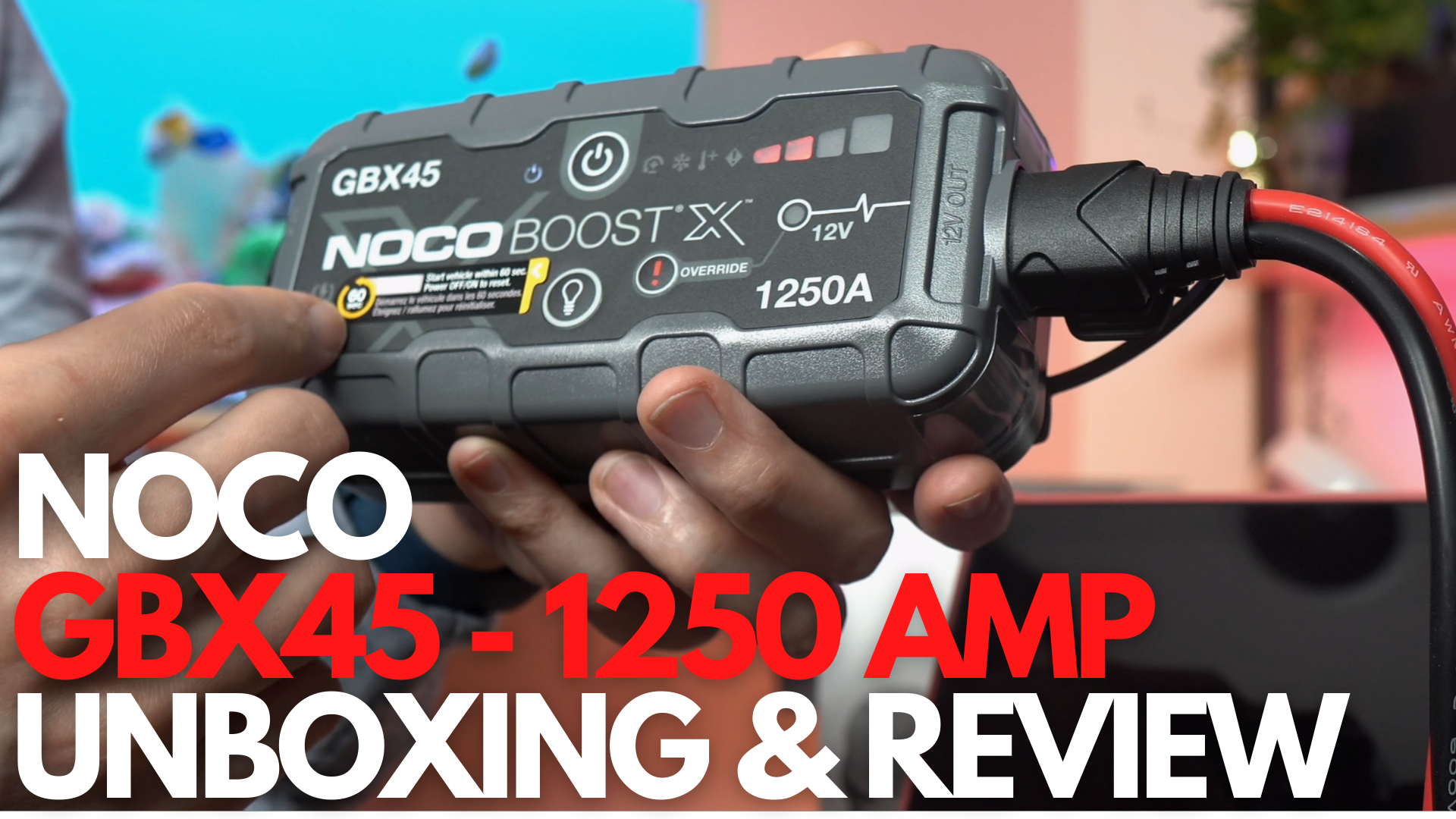 Watch NOCO GBX45 JUMPSTARTER - Unboxing in 4k, Features Explained on ...