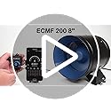 TerraBloom ECMF-200, Quiet 8" Inline Duct Fan with 0-100% Variable ...