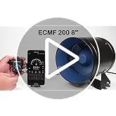 TerraBloom ECMF-200, Quiet 8" Inline Duct Fan with 0-100% Variable ...