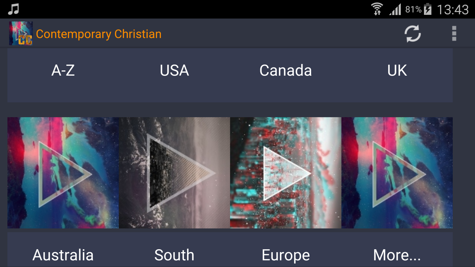 Contemporary Christian Music ONLINE - App on Amazon Appstore