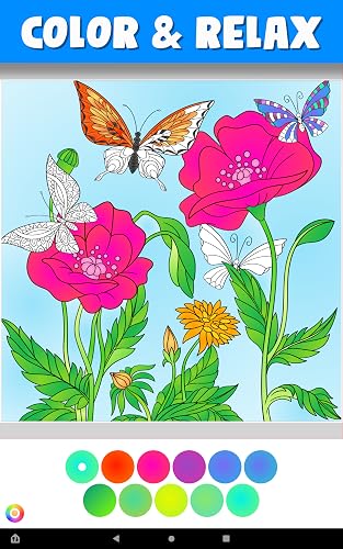 Color Therapy : Free Coloring Book For Adults - App on Amazon Appstore