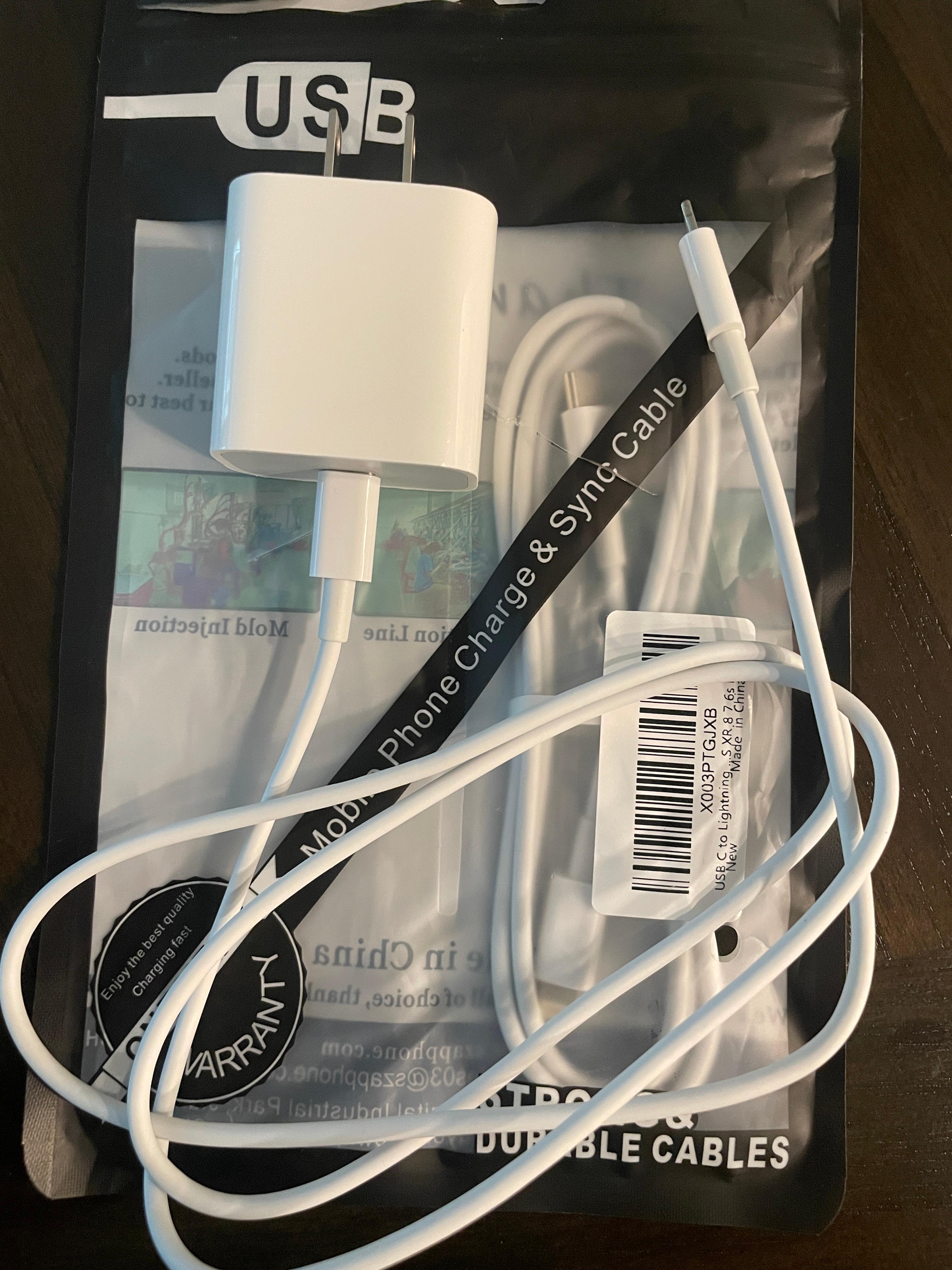 Watch 2-Pack USB Cables, compatible with iPhone. on Amazon Live