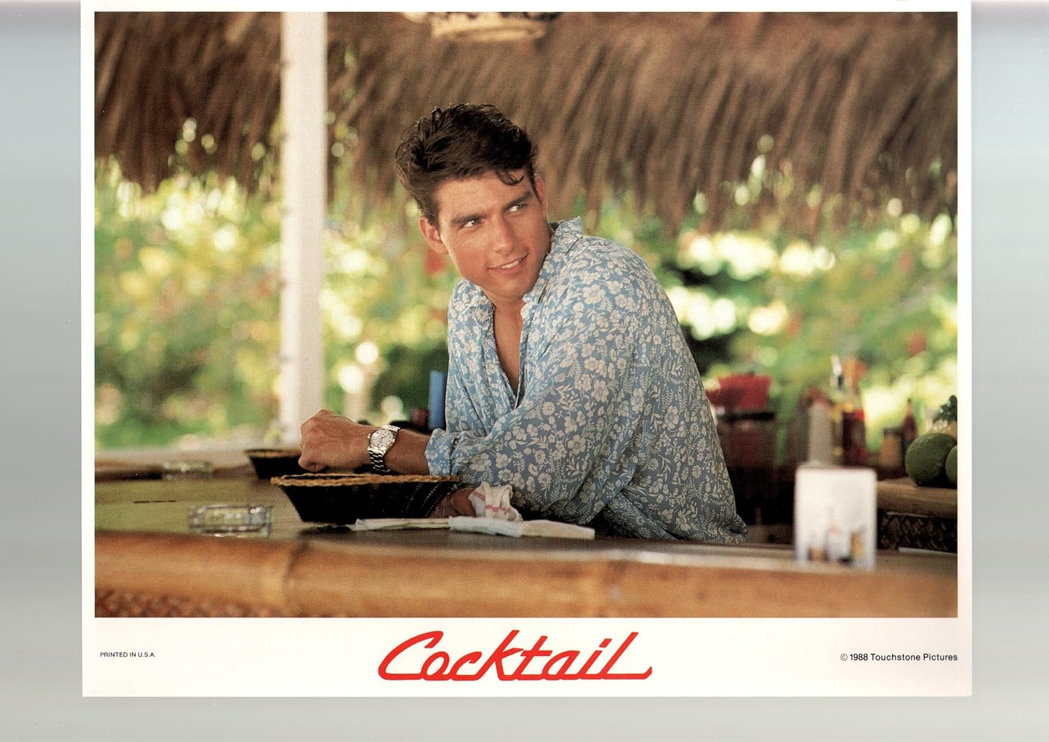 Amazon.com: MOVIE POSTER: Cocktail-Tom Cruise-Brown-11x14-Color-Lobby ...