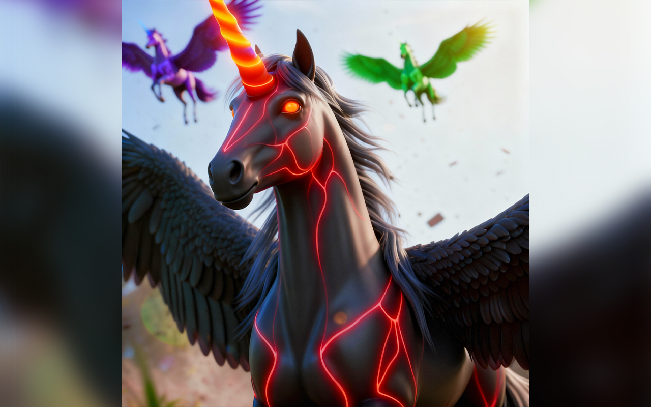 Magical Black Flying Horse Sim – Fantasy Horse Adventure & Flying ...