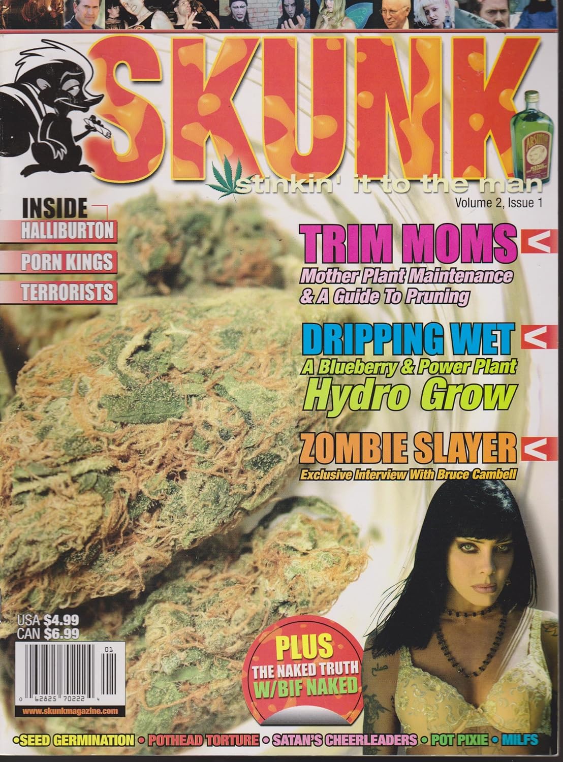 SKUNK MAGAZINE VOLUME 2 ISSUE 1 2006 *TRIM MOMS/DRIPPING WET*: Various ...