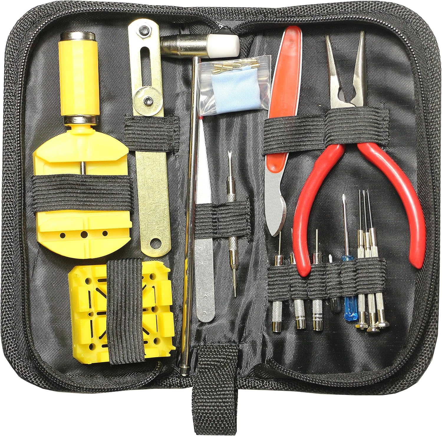 Amazon.com: Professional Deluxe Practical Wrist Watch Repair Tools Kit ...