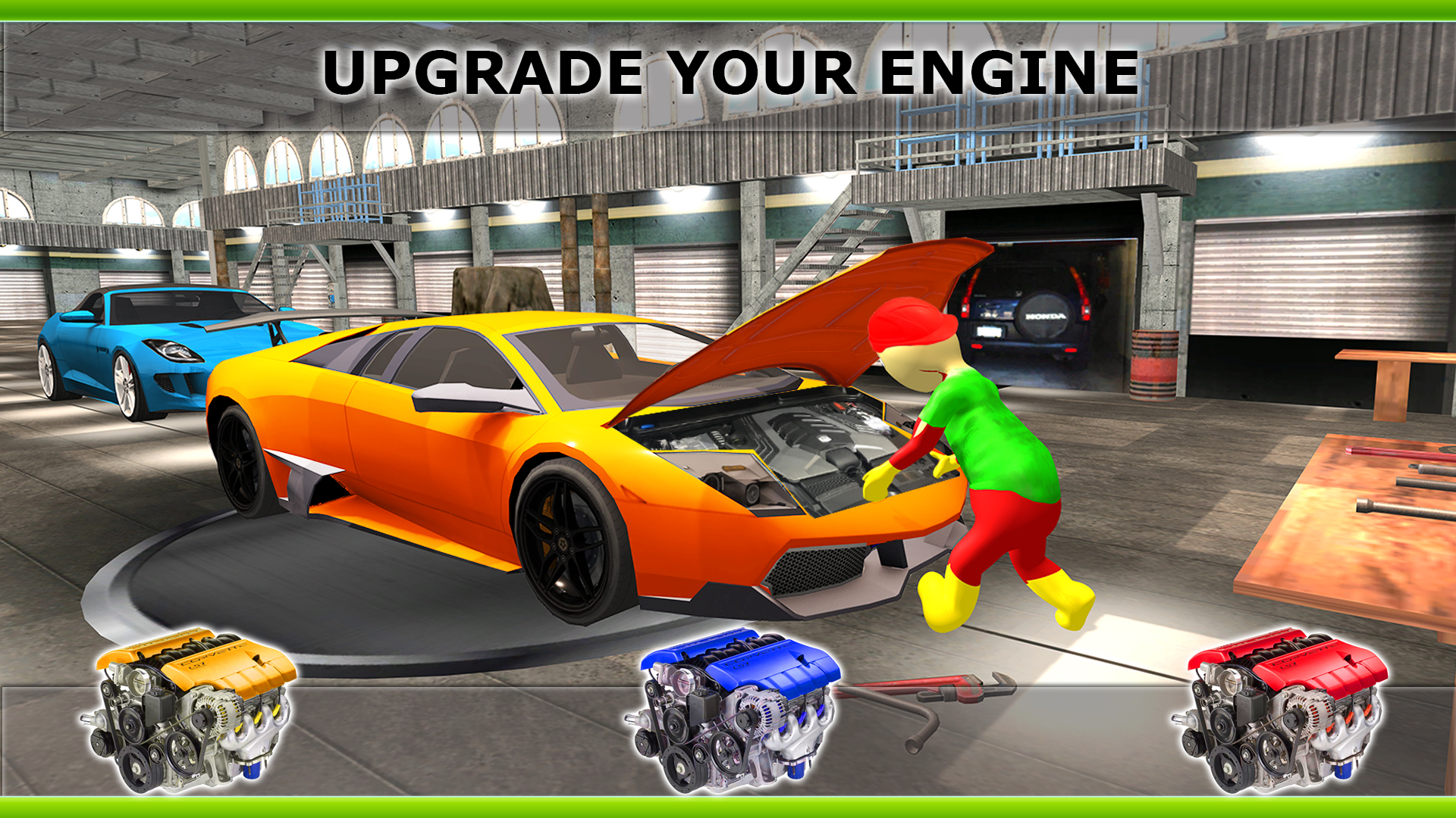 Stickman Car Garage Auto Workshop - Stickman Games - App on Amazon Appstore