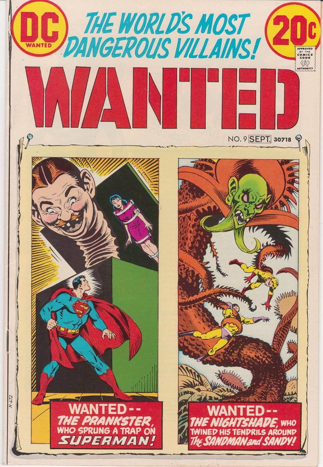 Amazon.com: Wanted: The World's Most Dangerous Villains No. 9 Sept ...