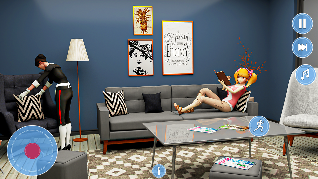 Anime Girl Luxury Life Sim Game: Sakura Campus Love Crush Story ...