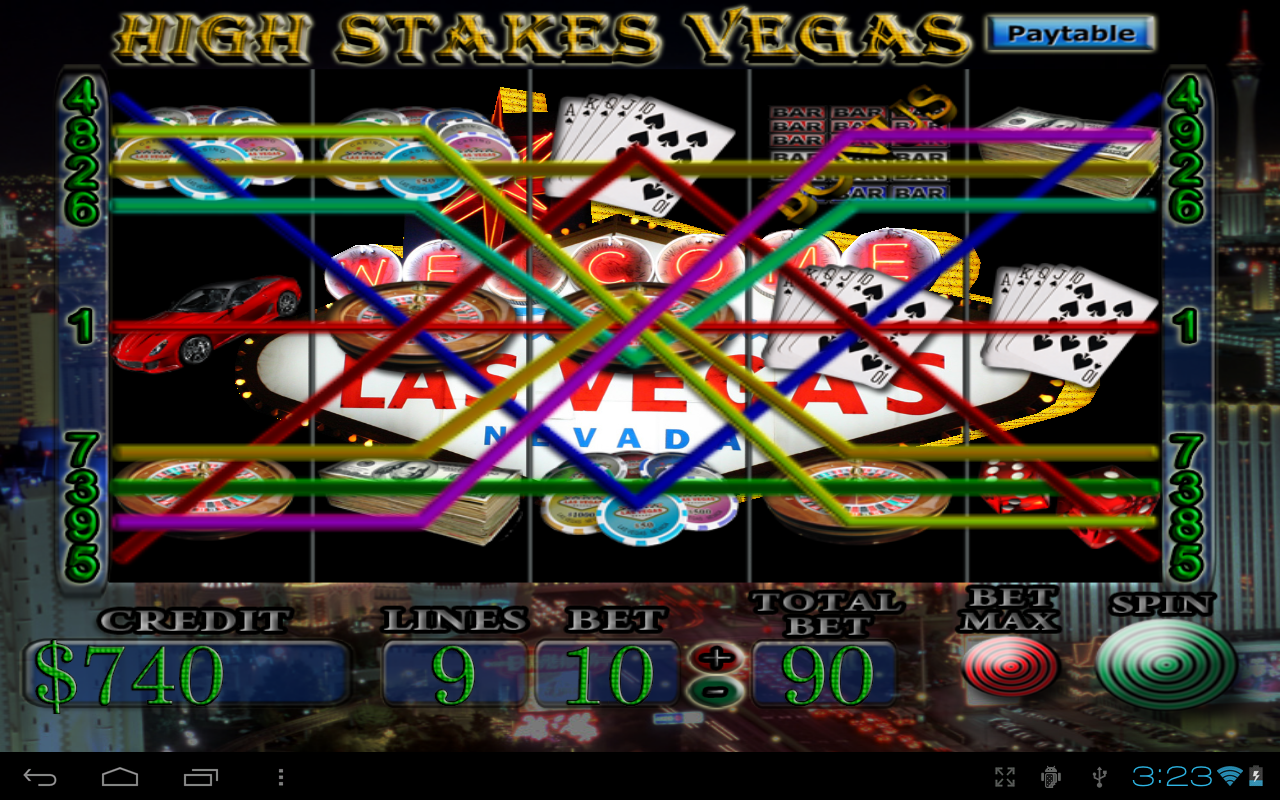 High Stakes Vegas - 5 Reel Slot Machine - App on Amazon Appstore
