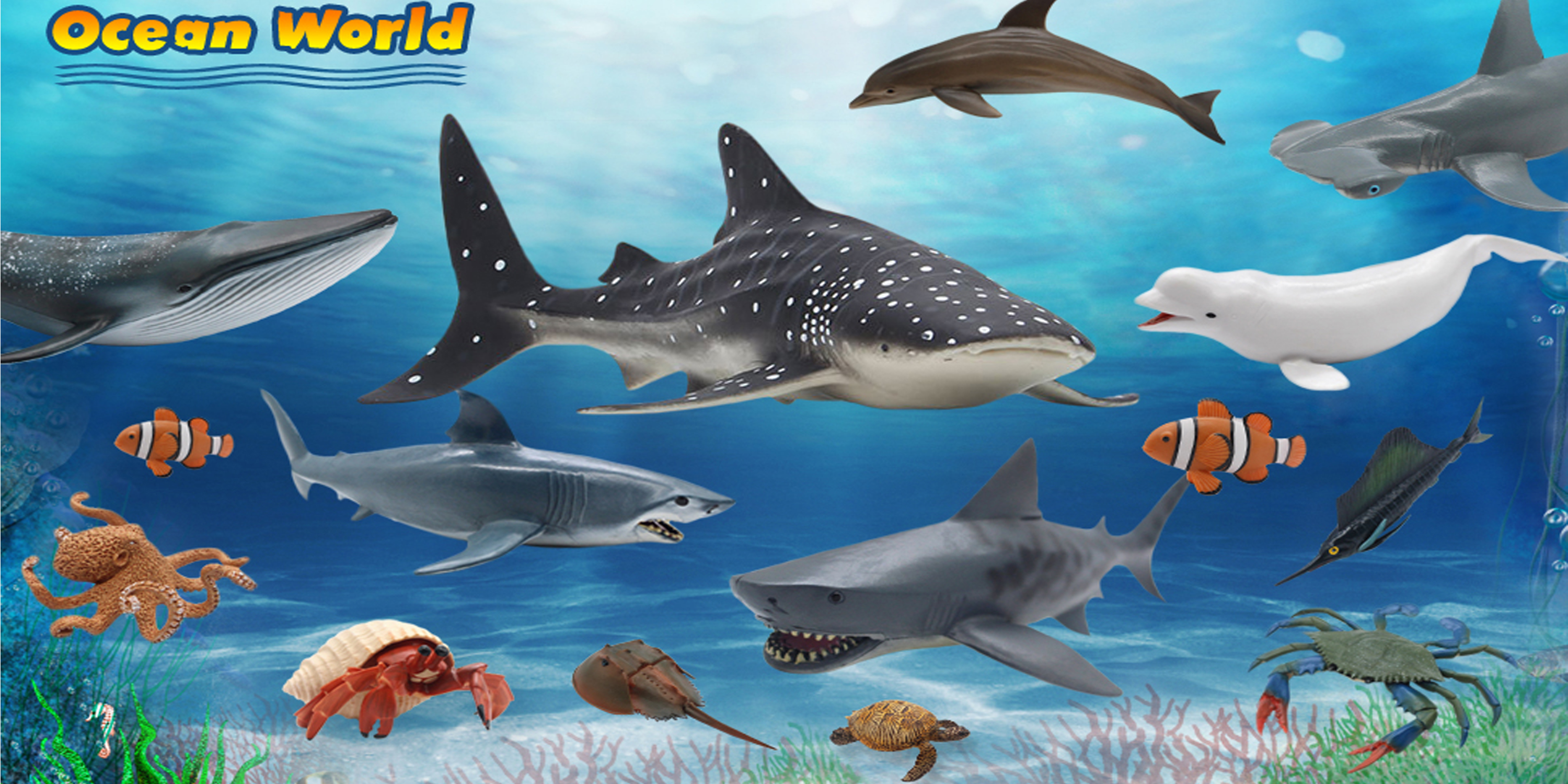 Watch SmilerSmile Simulated Ocean Big Animal on Amazon Live
