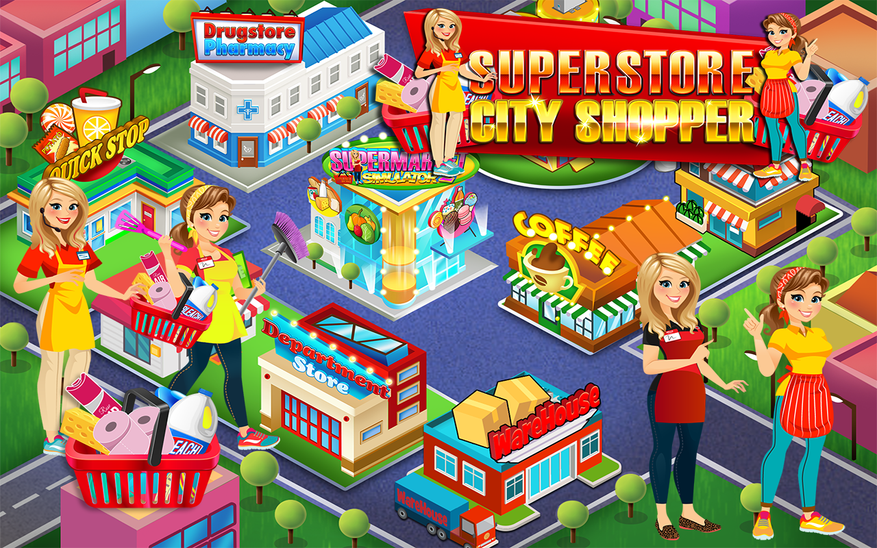 Supermarket Superstore - Big City Shopping Spree & Grocery Store Games ...
