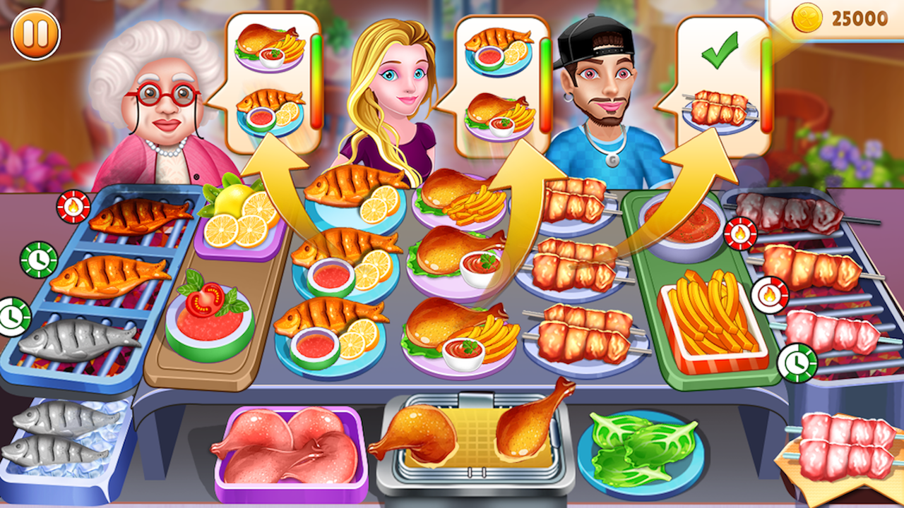 Food Serve - Cooking Games-Amazonアプリストアのアプリ