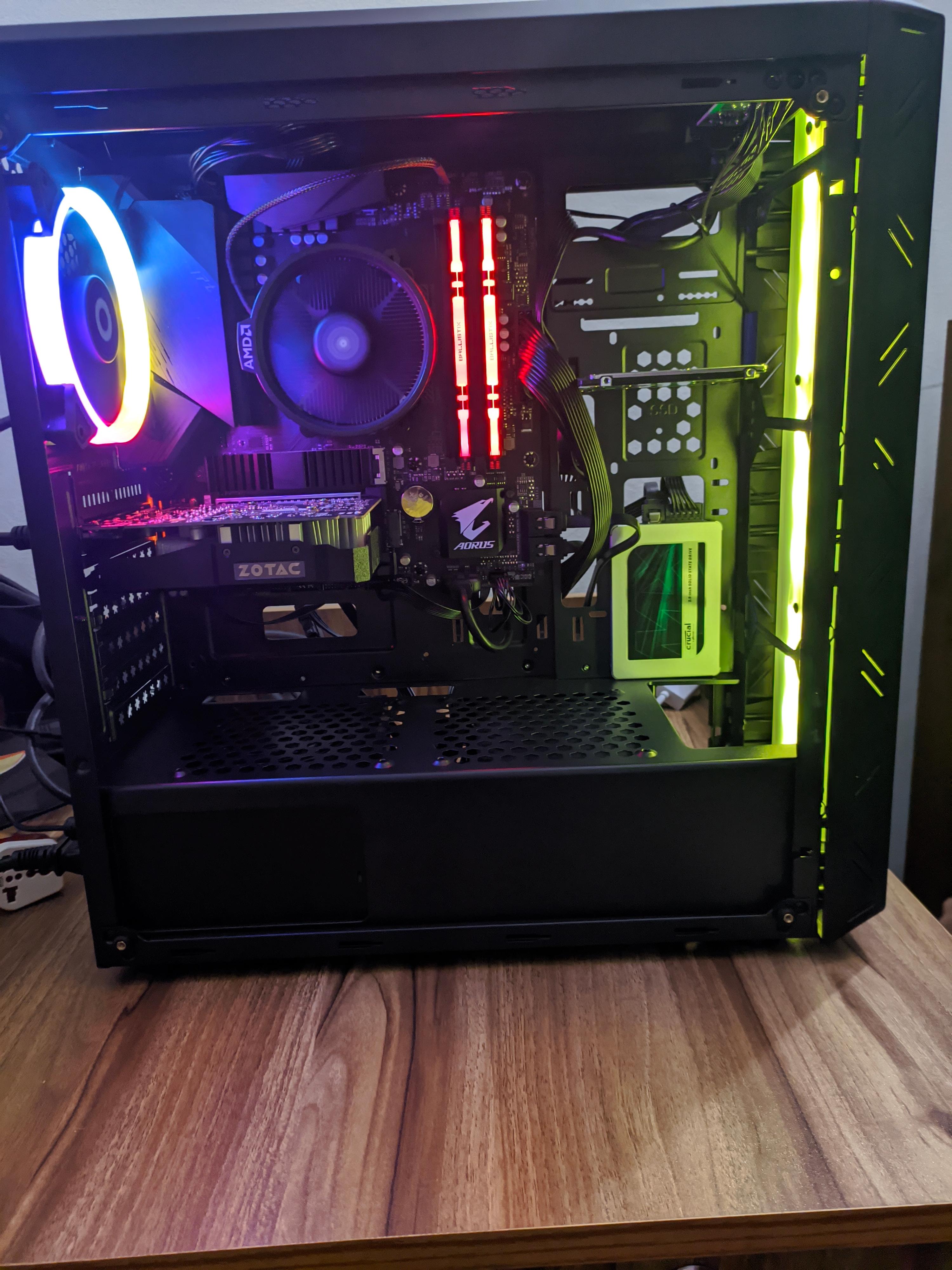 Amazon.in: Buy CHIPTRONEX OMG RGB Mid Tower ATX Gaming Cabinet RGB ...