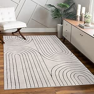 Amazon.com: Paco Home Area Rug Boho Arch Pattern with Carved Lines in ...