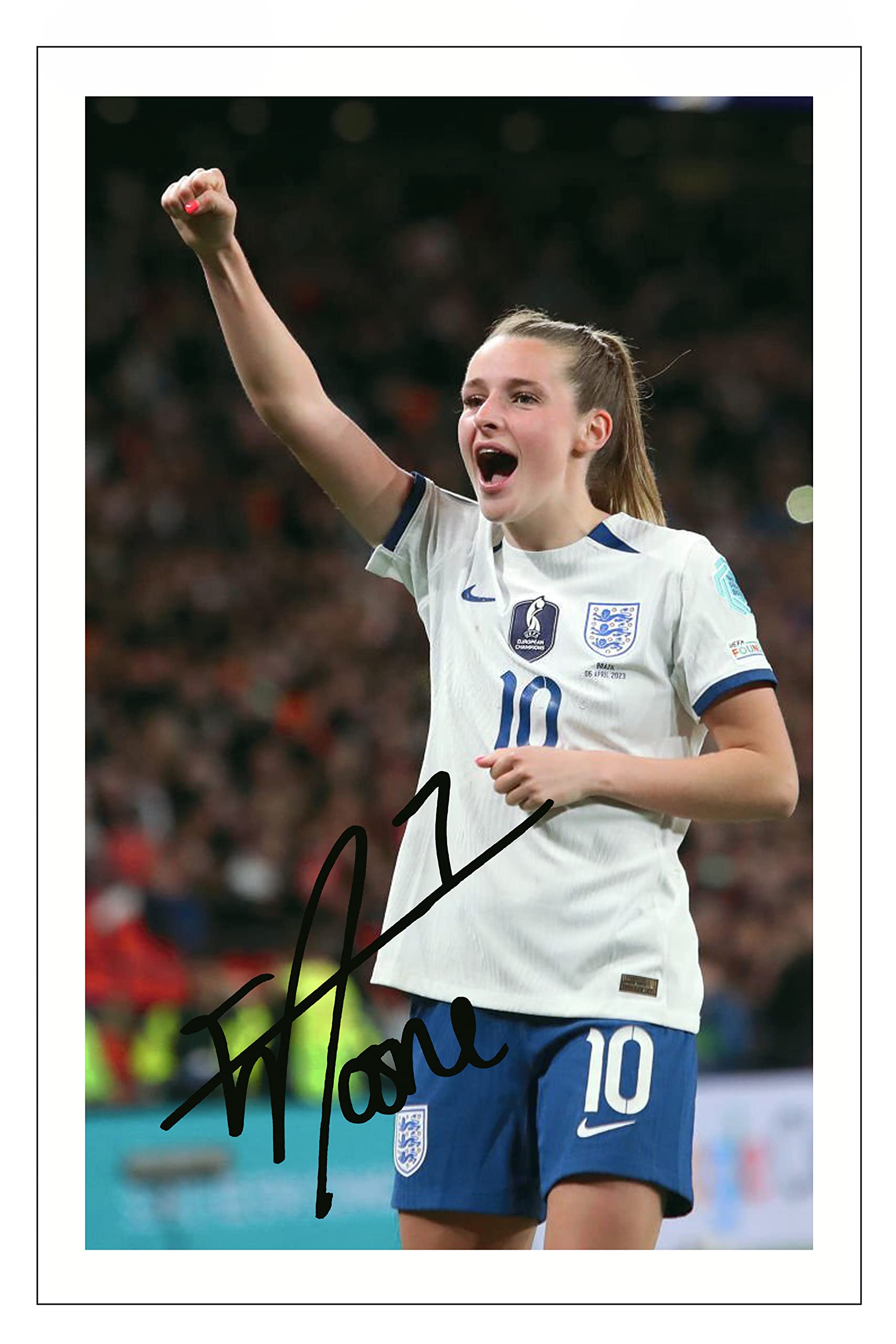 RJR PRINTS Ella Toone - England Lionesses Signed 6X4 Inch Photo With ...