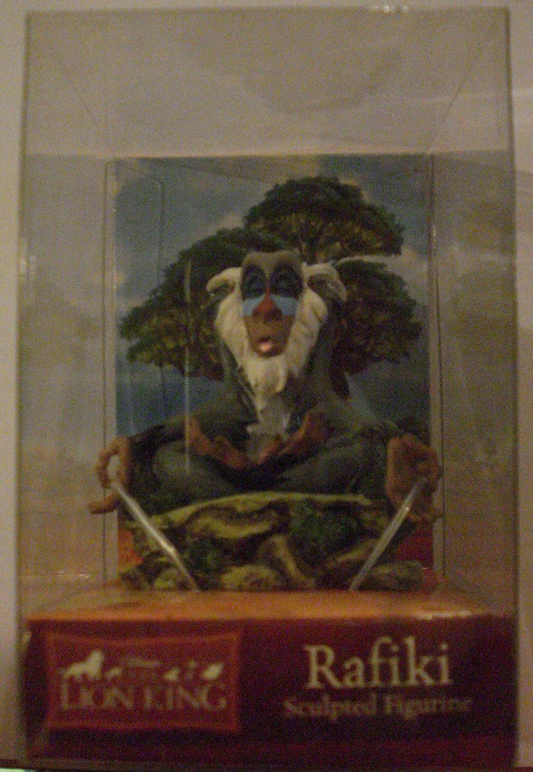 Amazon.com: Enesco Disney The Lion King Rafiki Sculpted Figurine : Home ...