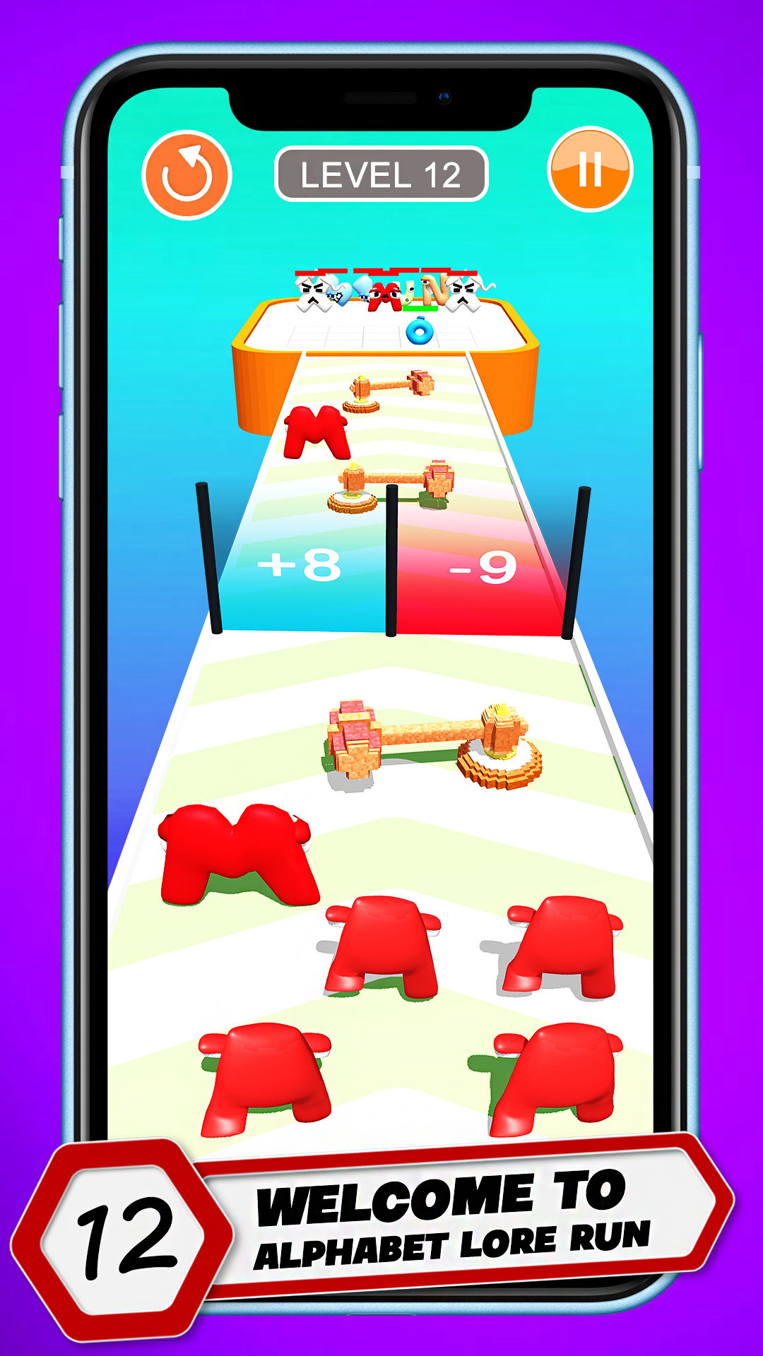 Merge ABC Alphabets Runner Fight! ABC XYZ Alphabets Fusion Fight ...