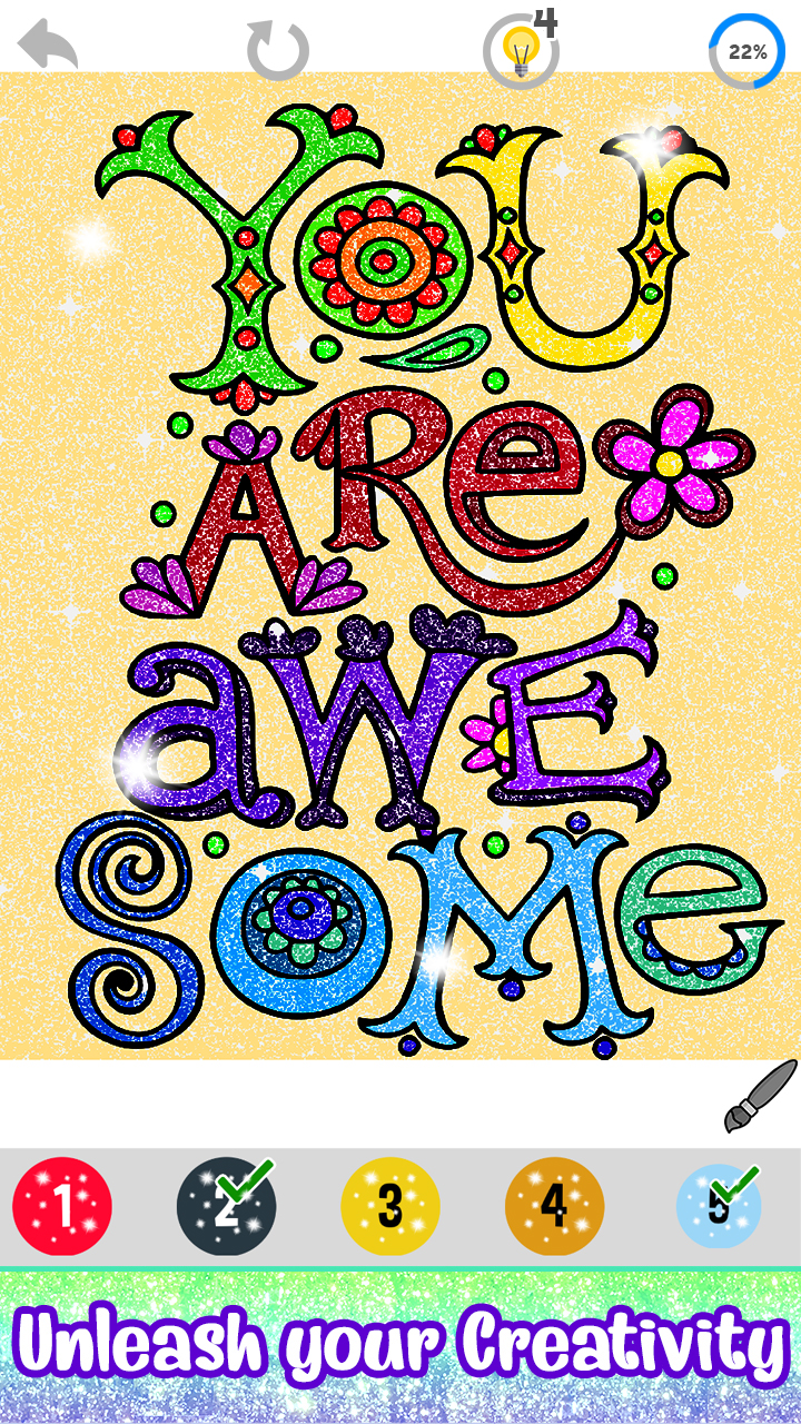 Girls Motivational Quotes Color By Number - Inspirational Adult ...