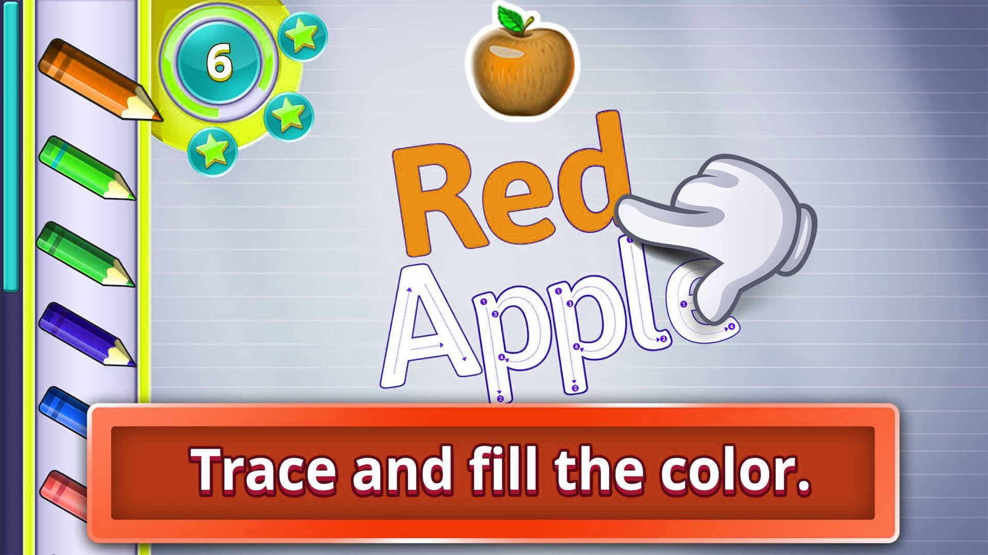 Write Color Alphabet ABC & 123 Preschool Kids Games - Learn letters and ...