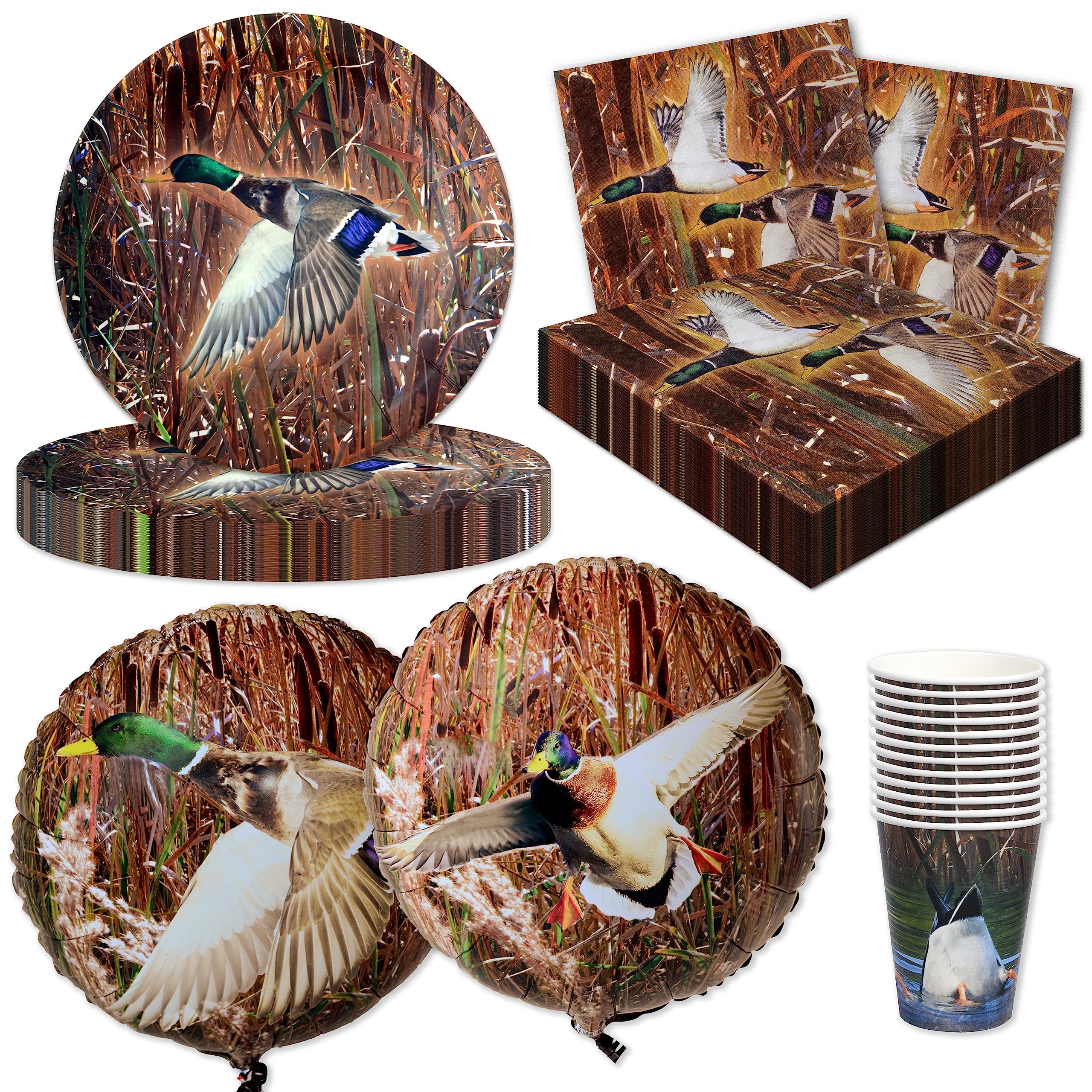 Amazon.com: Havercamp Duck Hunting Party Set for 16! Supplies include ...