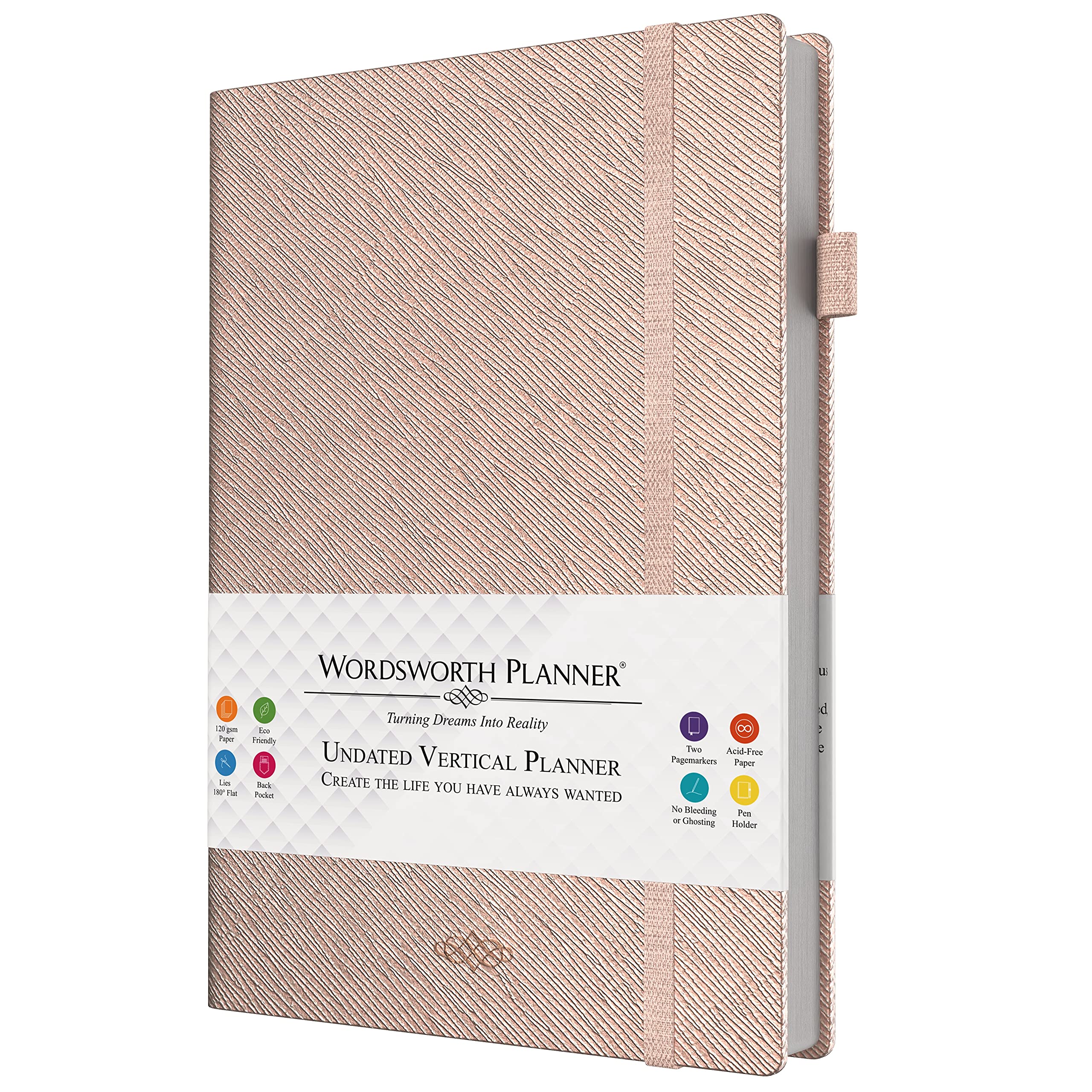 Buy Wordsworth Undated Vertical Planner 2021-2022 - Weekly Planning ...