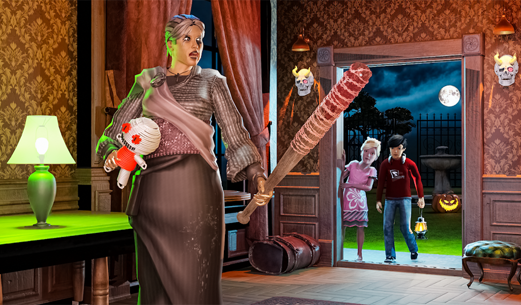 Scary Granny Horror 3D Game : Escape From Evil Granny Games - App on ...