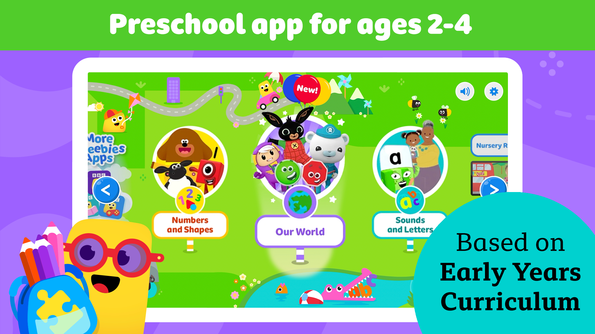 BBC CBeebies Learn - Fun Learning Games for Kids - App on the Amazon ...