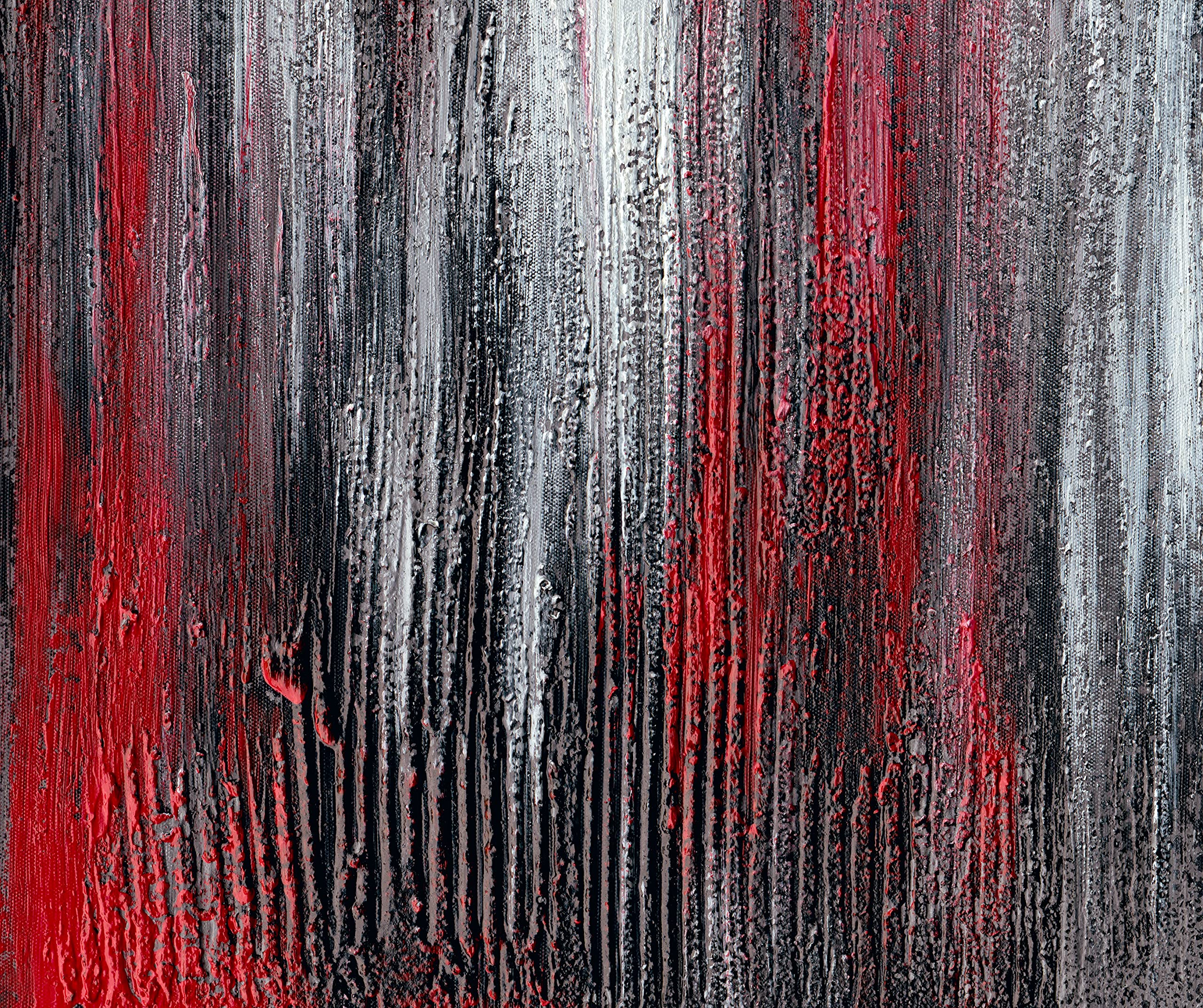 Black And Red Abstract Paintings