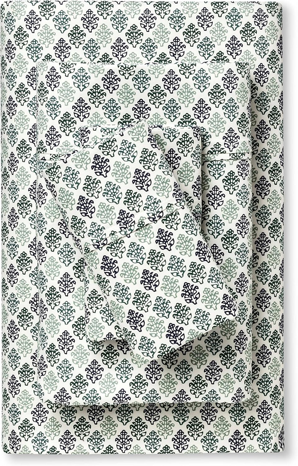 Amazon.com: Threshold Performance Sheet Set Patterns 400 Thread Count ...