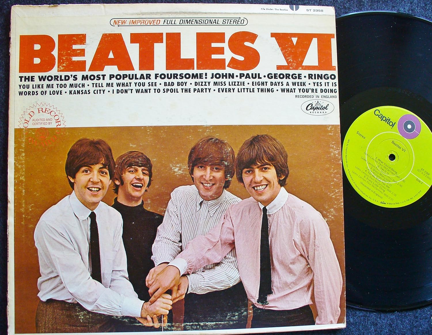 Amazon.com: Beatles VI: CDs & Vinyl