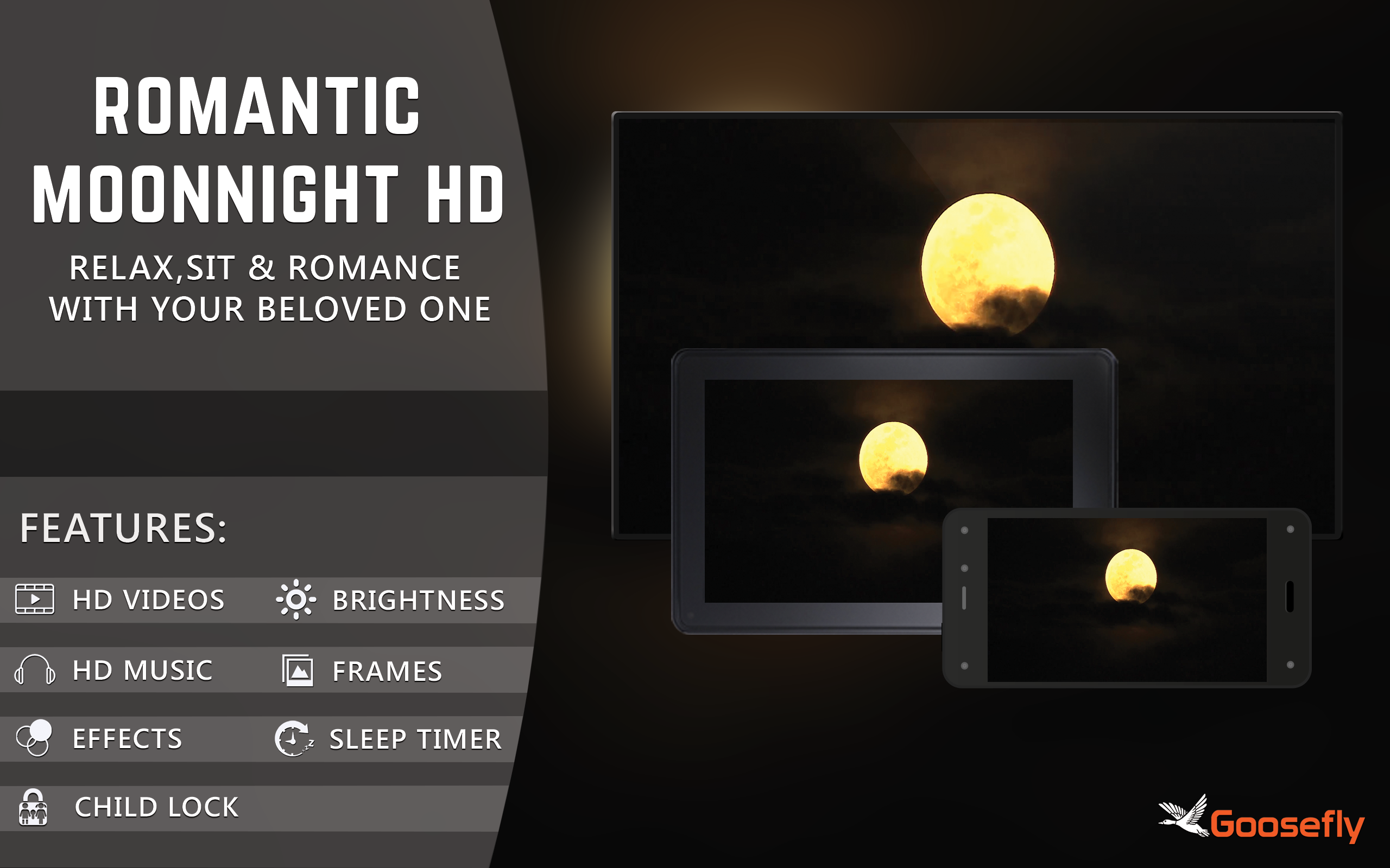 FREE Romantic Moon Night HD - Enjoy romantic moonlight dreams with your ...