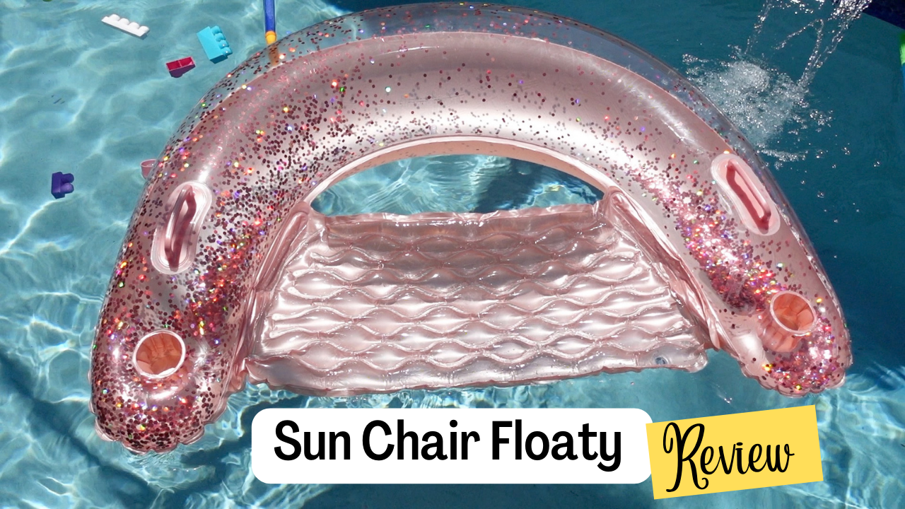 Watch PoolCandy Sun Chair Floaty - Rose Gold on Amazon Live