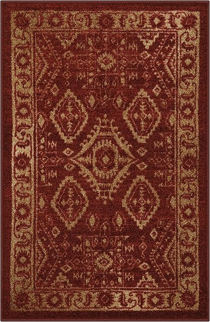 Amazon.com: Maples Rugs Georgina Traditional Kitchen Rugs Non Skid ...