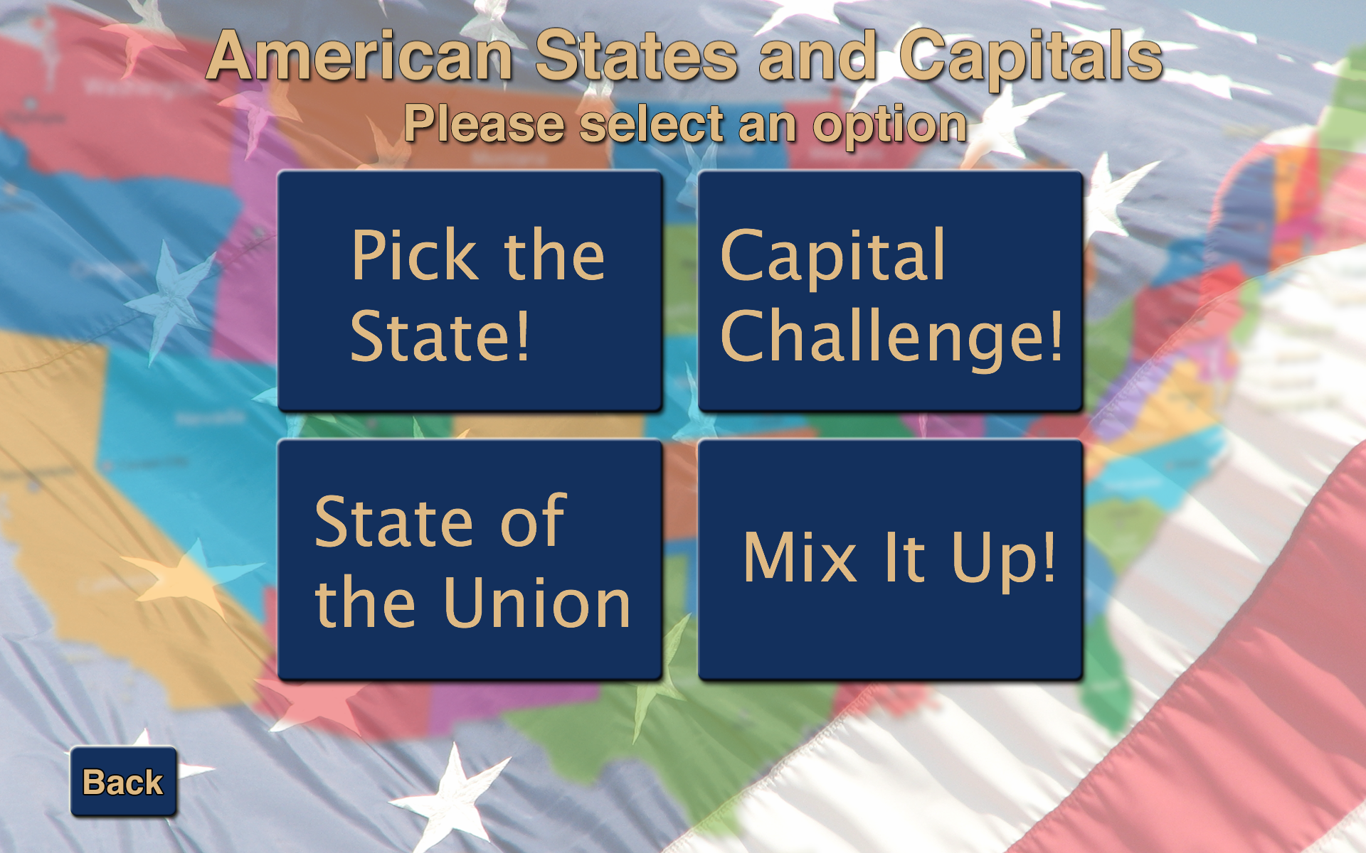 American States and Capitals - App on Amazon Appstore