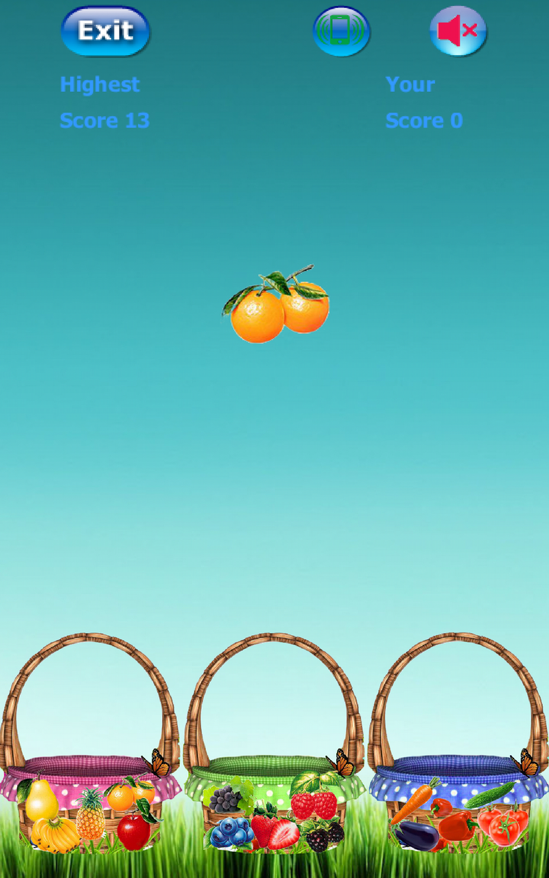 Bucket Fruit 2 sort kids game - App on Amazon Appstore