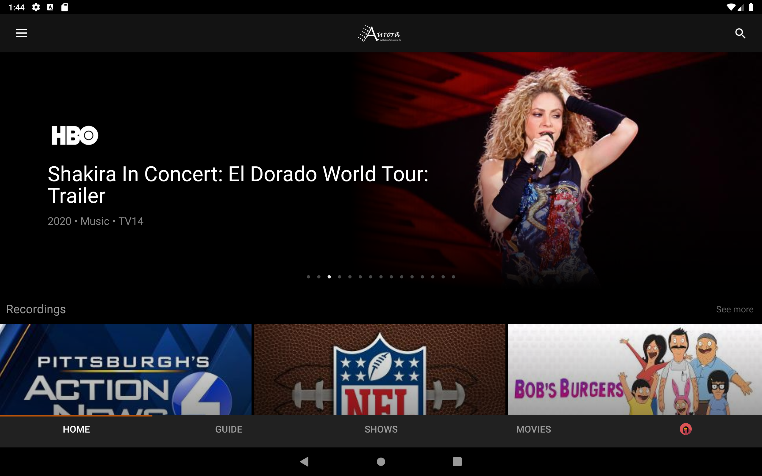 Aurora TV by Hickory Telephone - App on Amazon Appstore
