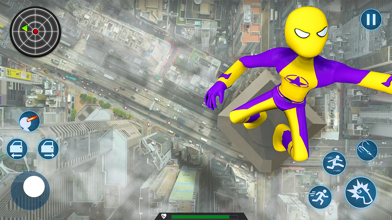 Real Stick Rope Hero Crime City Fighter Mission - Amazing Flying Super ...