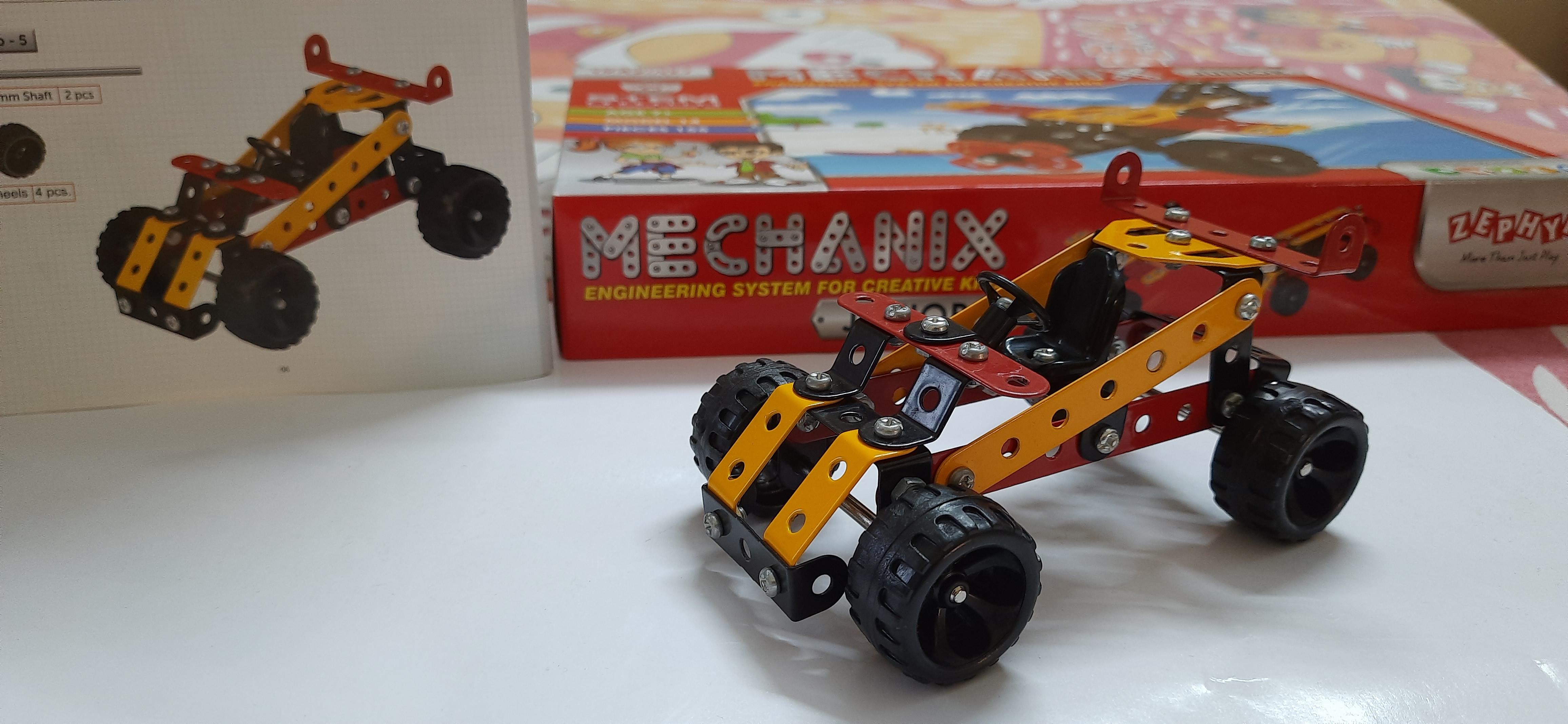 Mechanix Junior, STEM Education Toy, Building and Construction Set for ...